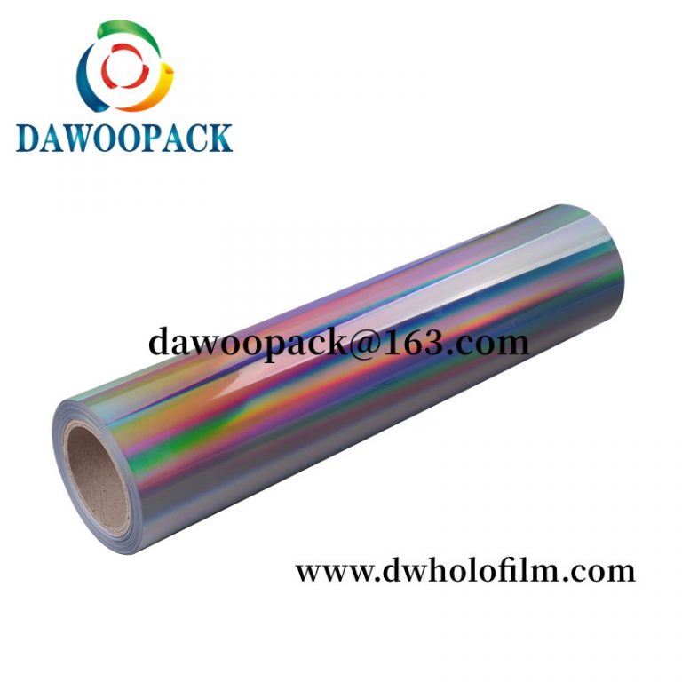 Seamless rainbow pet holographic metalized film - PET hologram film ...